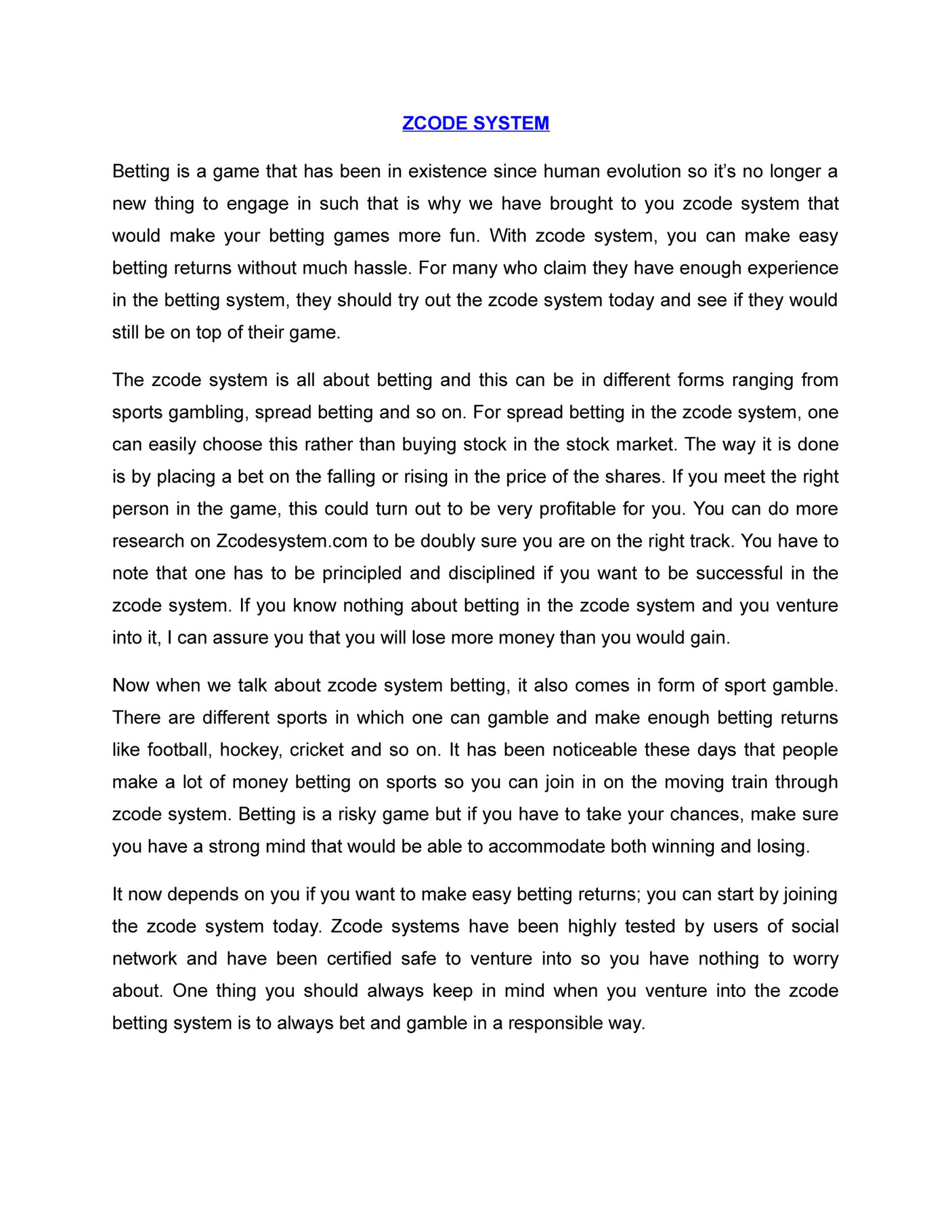 My publications - ZCODE SYSTEM - Page 1 - Created with Publitas.com