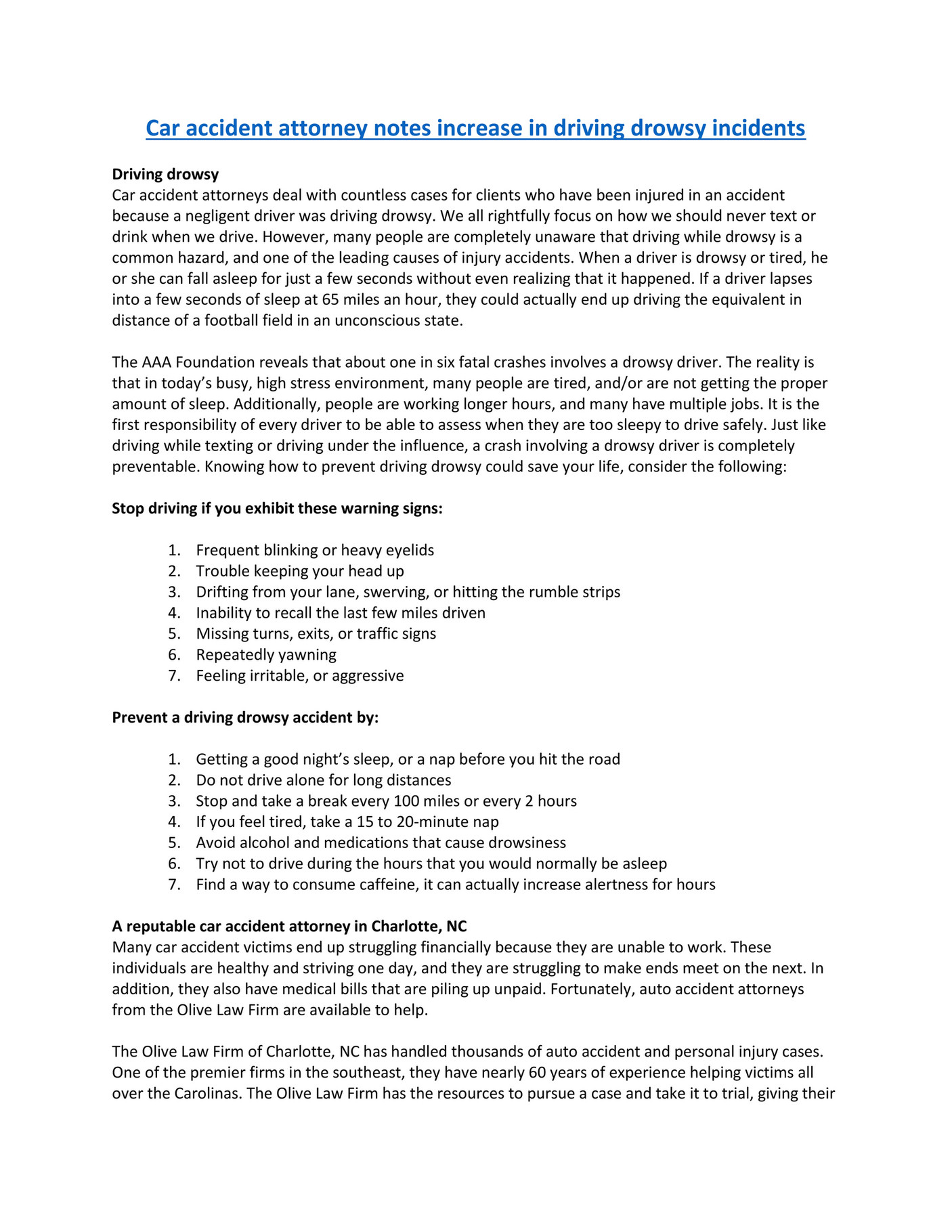 My publications - Car accident attorney notes increase in driving ...