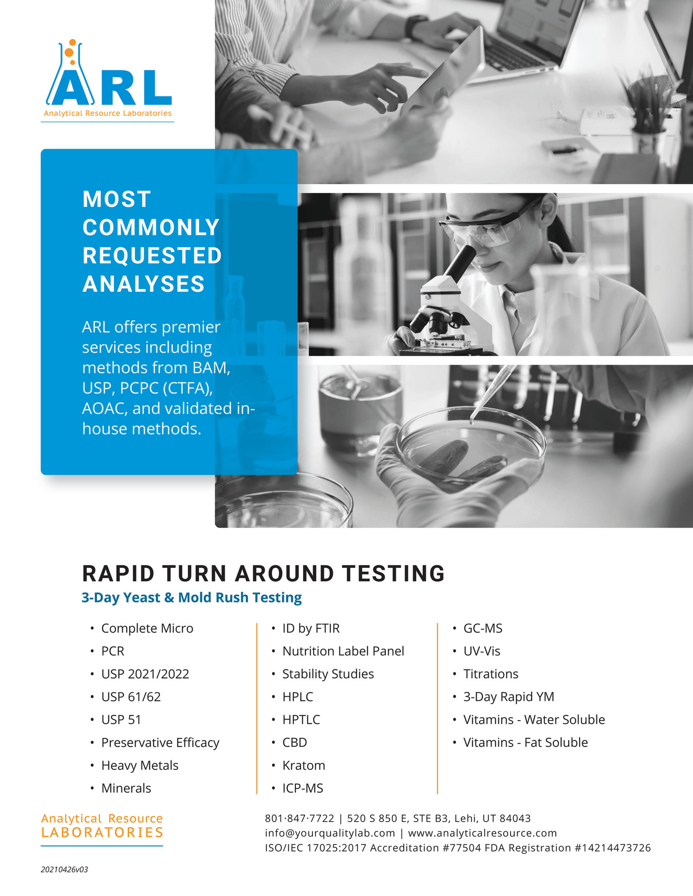 Christopher Loke - ARL Commonly Requested Tests - Page 1 - Created with ...