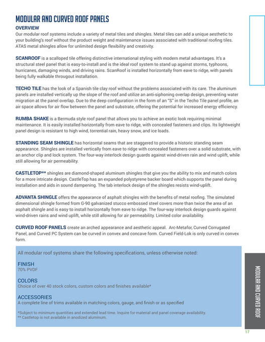 ATAS International, Inc. - Distributers' Product Catalog - Page 16-17 - Created with Publitas.com