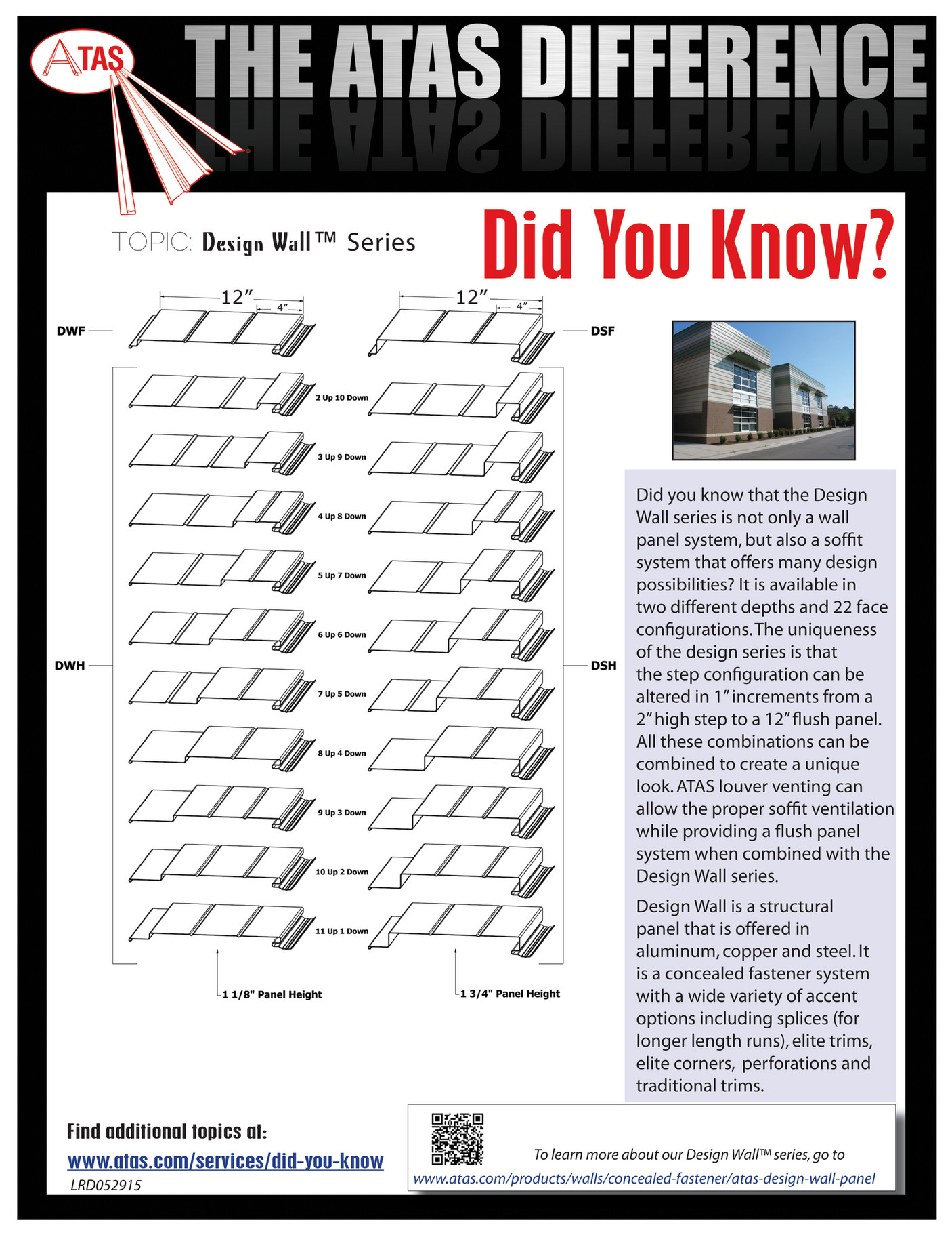 ATAS International, Inc. - Design Wall Series - Page 1 - Created with Publitas.com