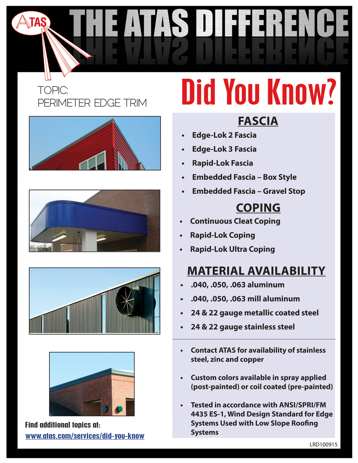 Perimeter Edge Metal - Page 1 - Created with Publitas.com