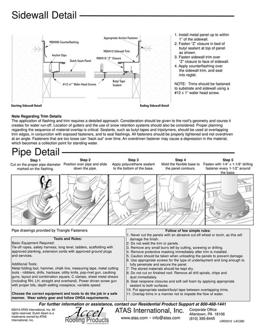 ATAS International, Inc. - Dutch Seam Install Guide - Page 4 - Created with Publitas.com