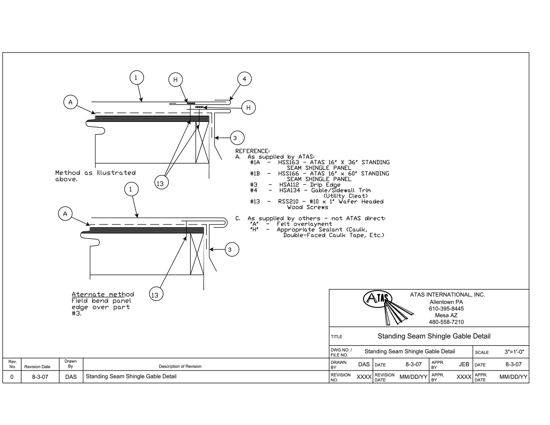 ATAS International, Inc. - Standing Seam Shingle - All Details - Page 1 - Created with Publitas.com