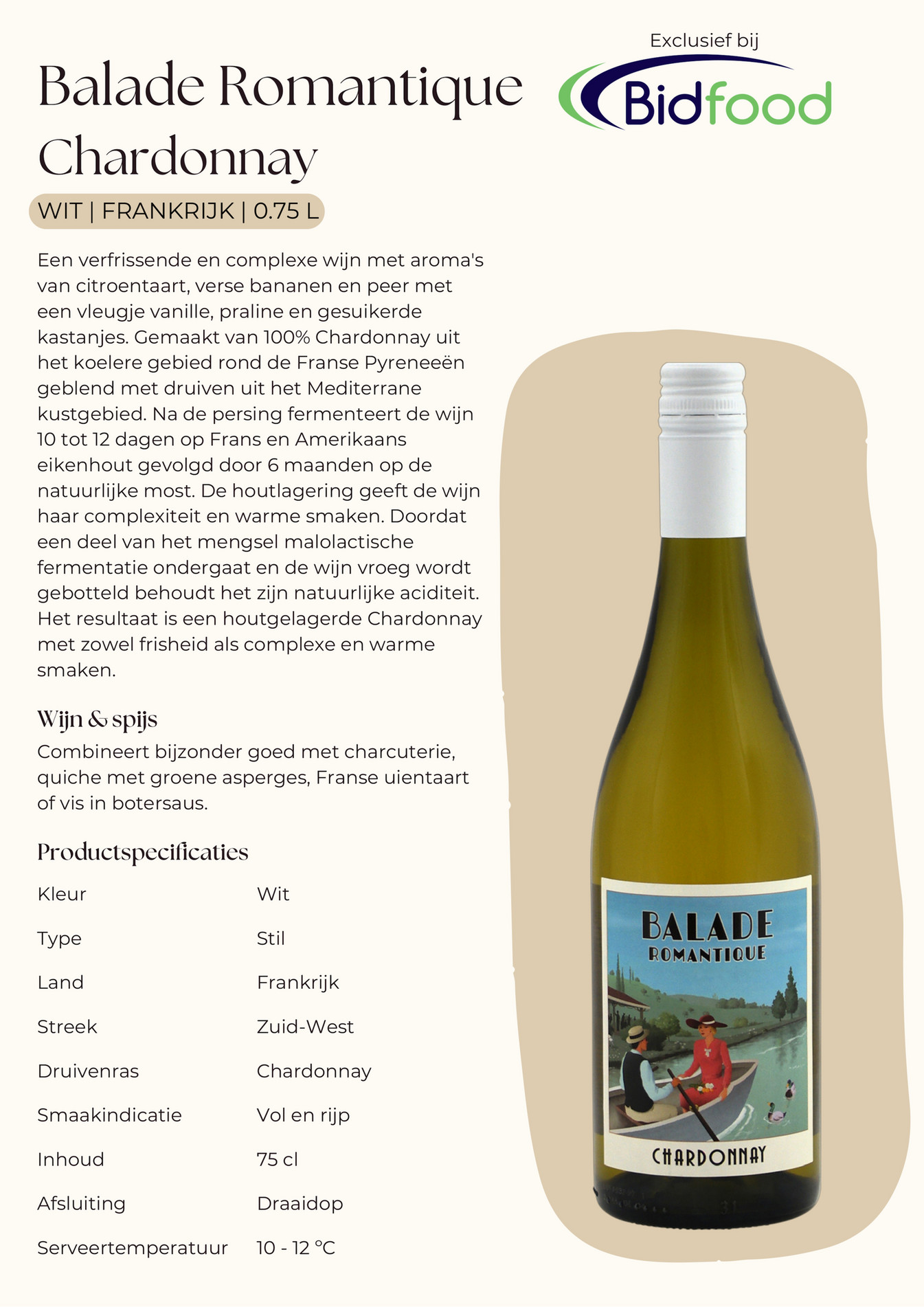 Bidfood - Balade_Romantique_Chardonnay - Bidfood - Pagina 1