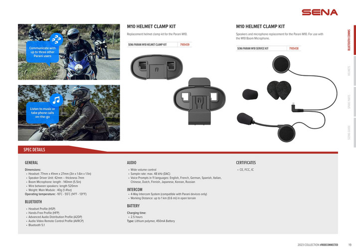 McLeod Accessories - Sena Catalogue | Australian Catalogue - Page 18-19