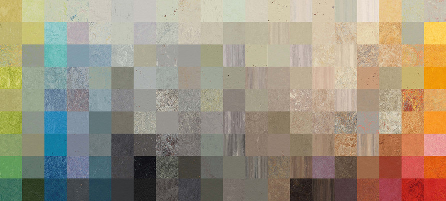 Marmoleum colour overview sample brochure - Page 1