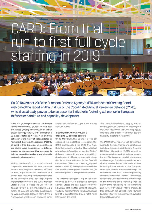 EU-turn - European Defence Magazine 16 pages 22-40 - Page 8-9 - Created ...