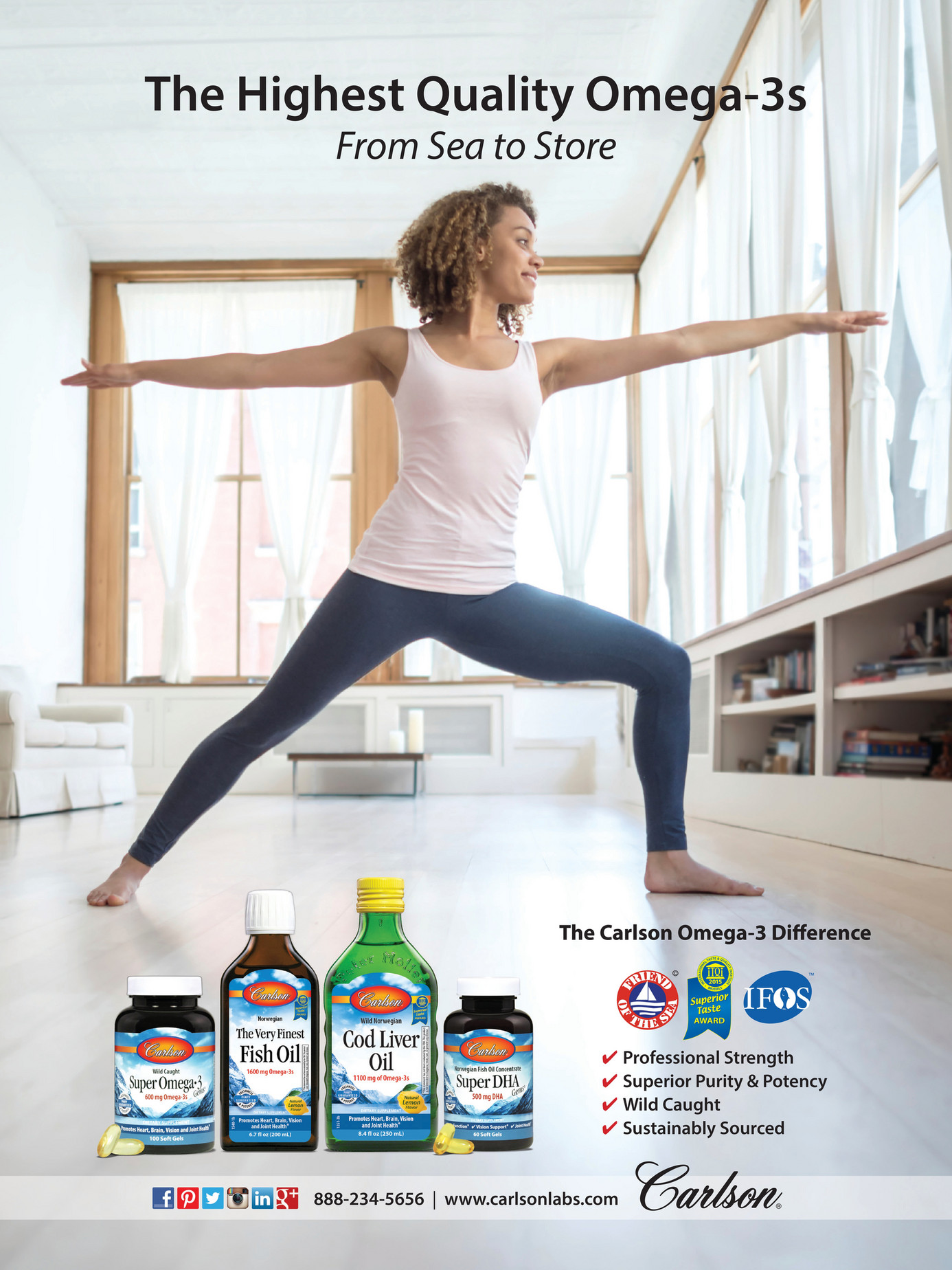 Carlson Labs - Omega-3s General Yoga - Page 1