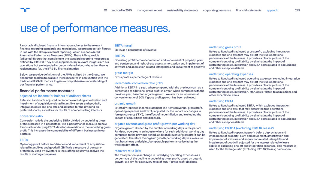 Randstad Annual Report 2025 - Page 244