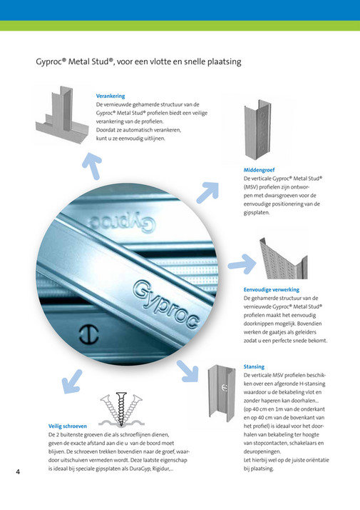 Gyproc - Gyproc® Metal Stud® profielen NL - Pagina 4-5