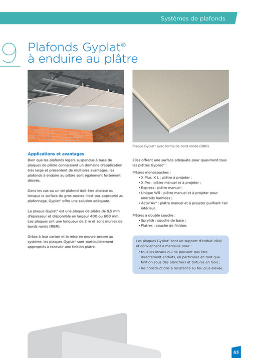 Gyproc - Plafondsystemen FR - Page 62-63