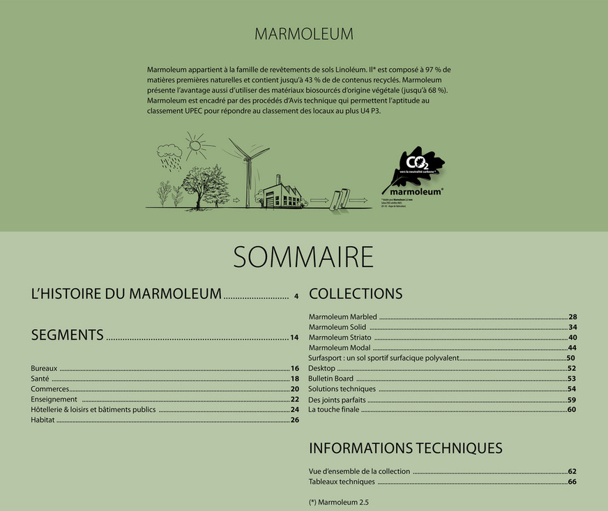 Brochure Revêtement de sol linoléum Marmoleum - Page 3