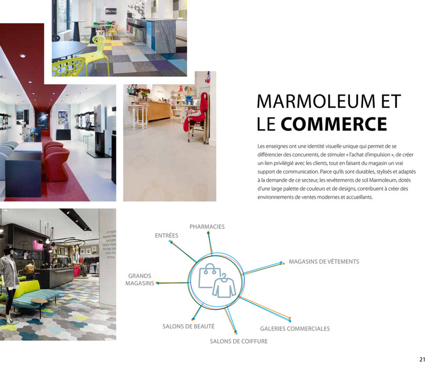 Brochure Revêtement de sol linoléum Marmoleum - Page 21
