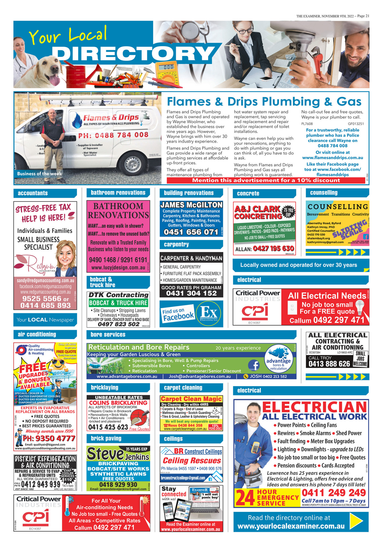 Examiner Newspapers - Canning Your Local Directory Examiner Newspapers ...