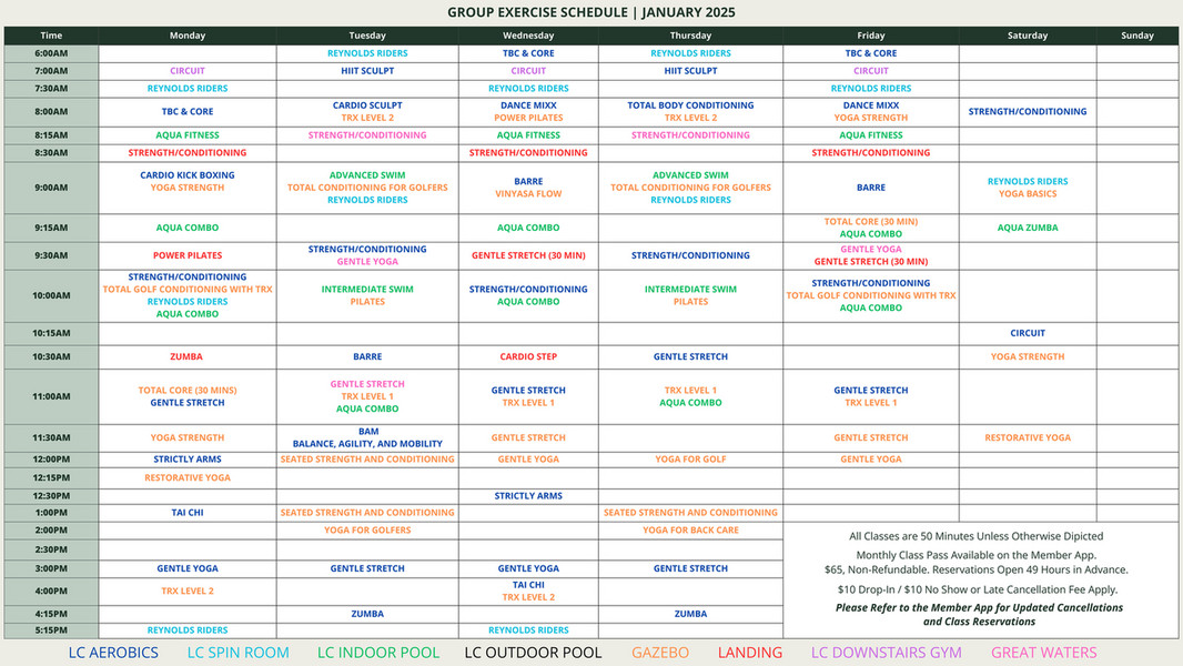 My publications - ROLLING Fitness Schedule - Page 1 - Created with ...