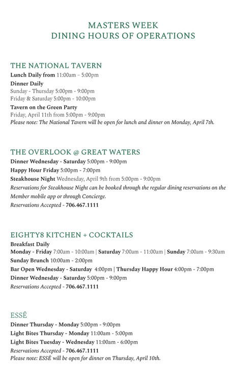 My publications - Masters Week | Dining Hours 2025 - Page 1 - Created ...