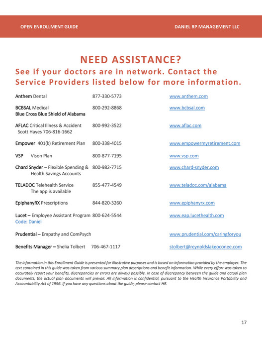 My publications - 2026 Open Enrollment Guide - Page 16-17 - Created ...