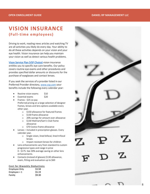 My publications - 2026 Open Enrollment Guide - Page 8-9 - Created with ...