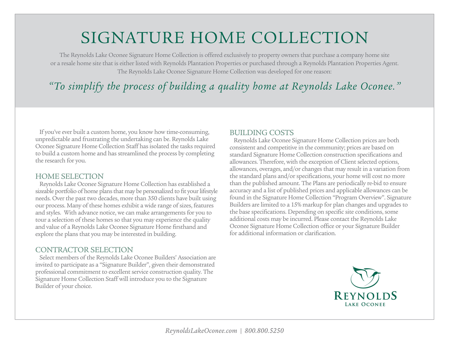 My publications - Signature Home Collection Process_April 2017 - Page 1 ...