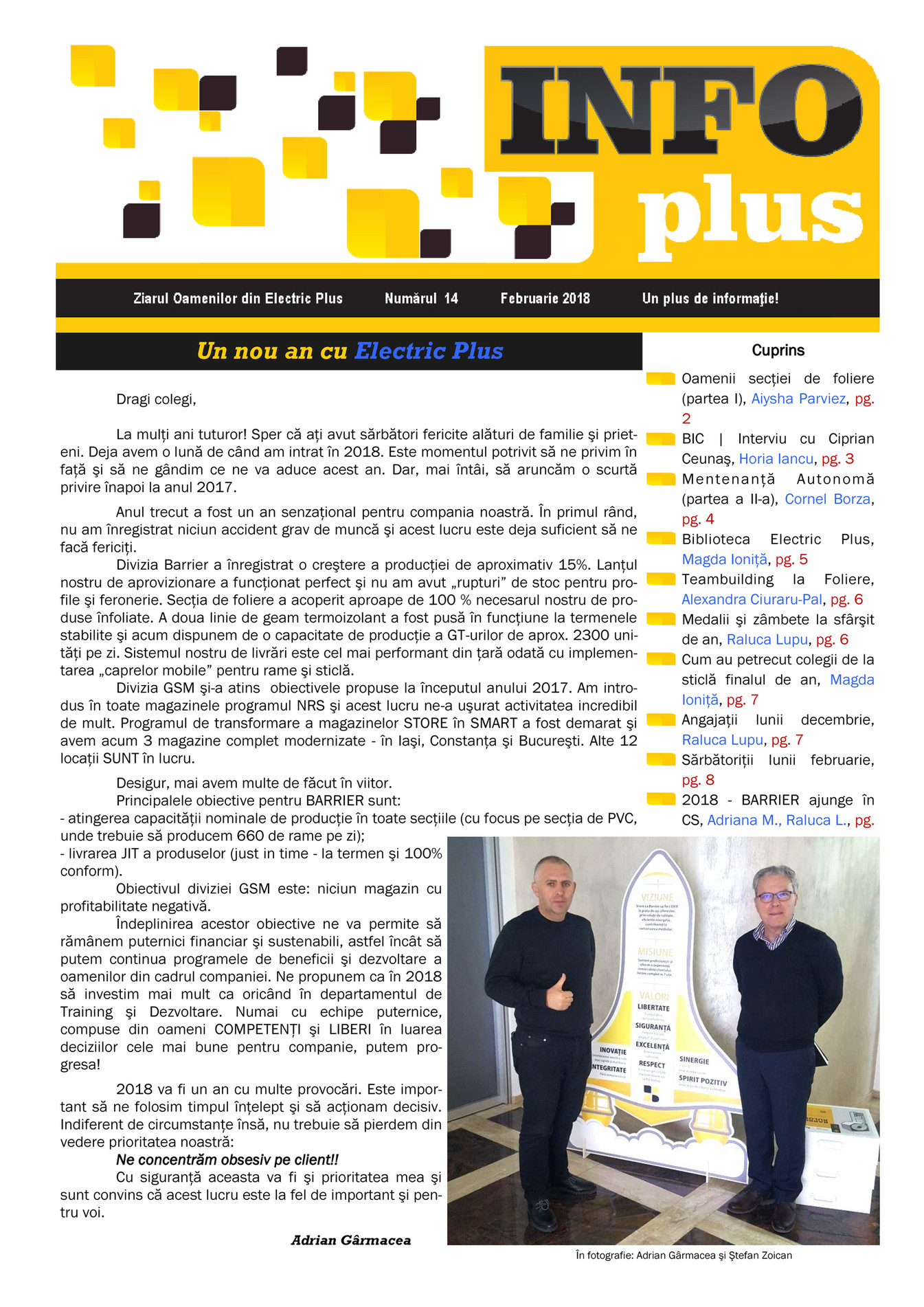 Electric Plus - Info Plus - nr 14/februarie 2018 - Pagină 1 - Created ...