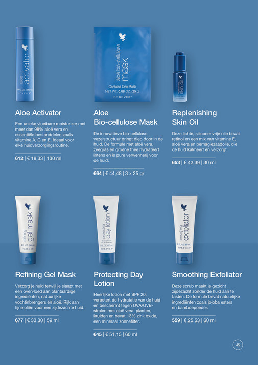 Forever Living Products Benelux Forever Productbrochure Be Nl