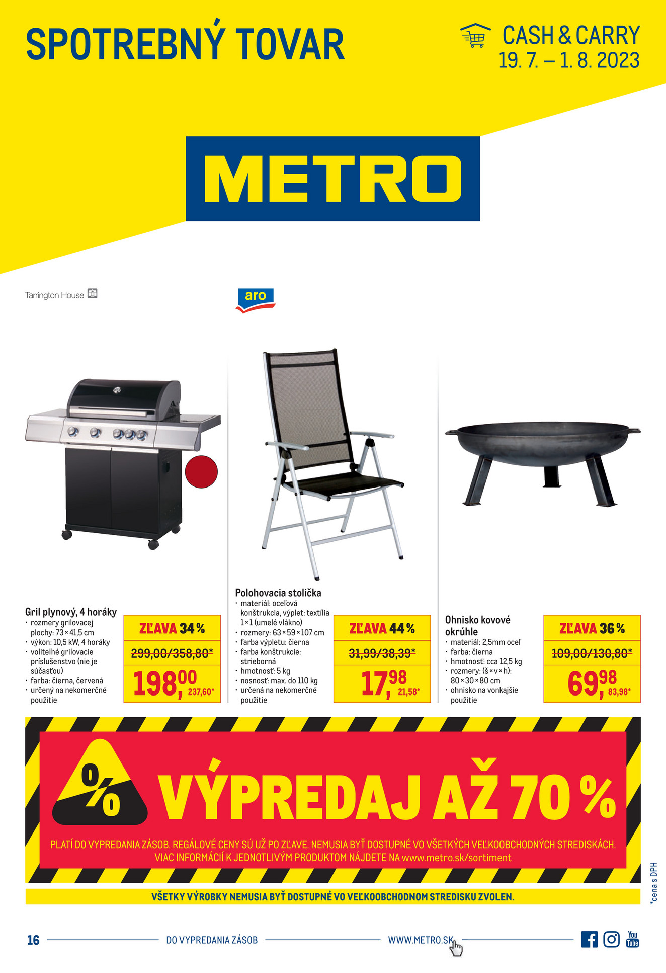 METRO letáky a katalogy - Spotrebný tovar - Strana 1