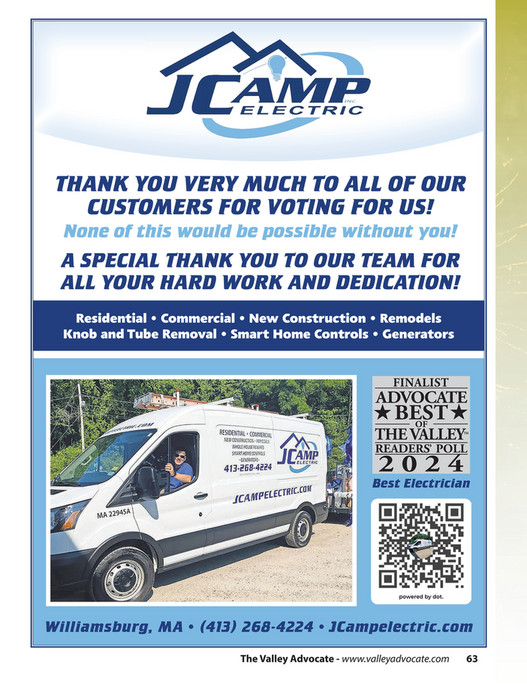 My publications - Valley Advocate Best Of 2024 - Page 62-63