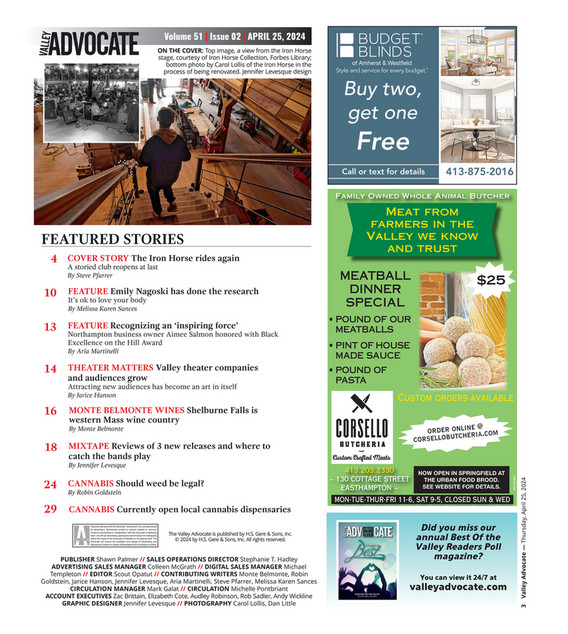 My publications - Valley Advocate 4-25-2024 - Page 1