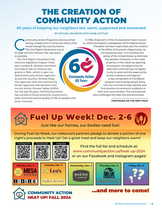 My publications - Community Action - Anniversary - Page 4-5