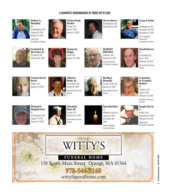 My publications - Tributes - January-March 2025 - Page 4-5