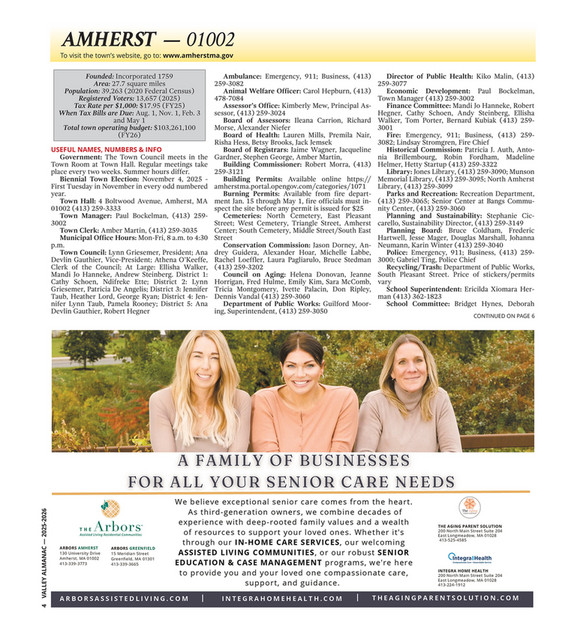 My publications - Gazette - Almanac 2025 - Page 2-3
