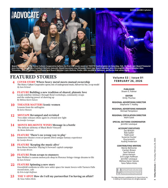 My publications - Valley Advocate - February 2026 - Page 1