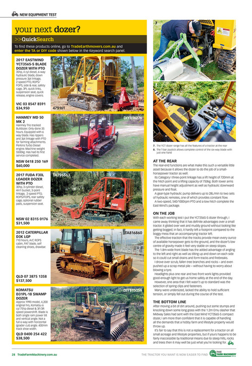 Blakwood Mountain Design - FFM351 East Wind YCT356S-S Dozer editorial ...
