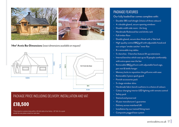 My publications - Arctic Cabin Brochure - Page 16-17
