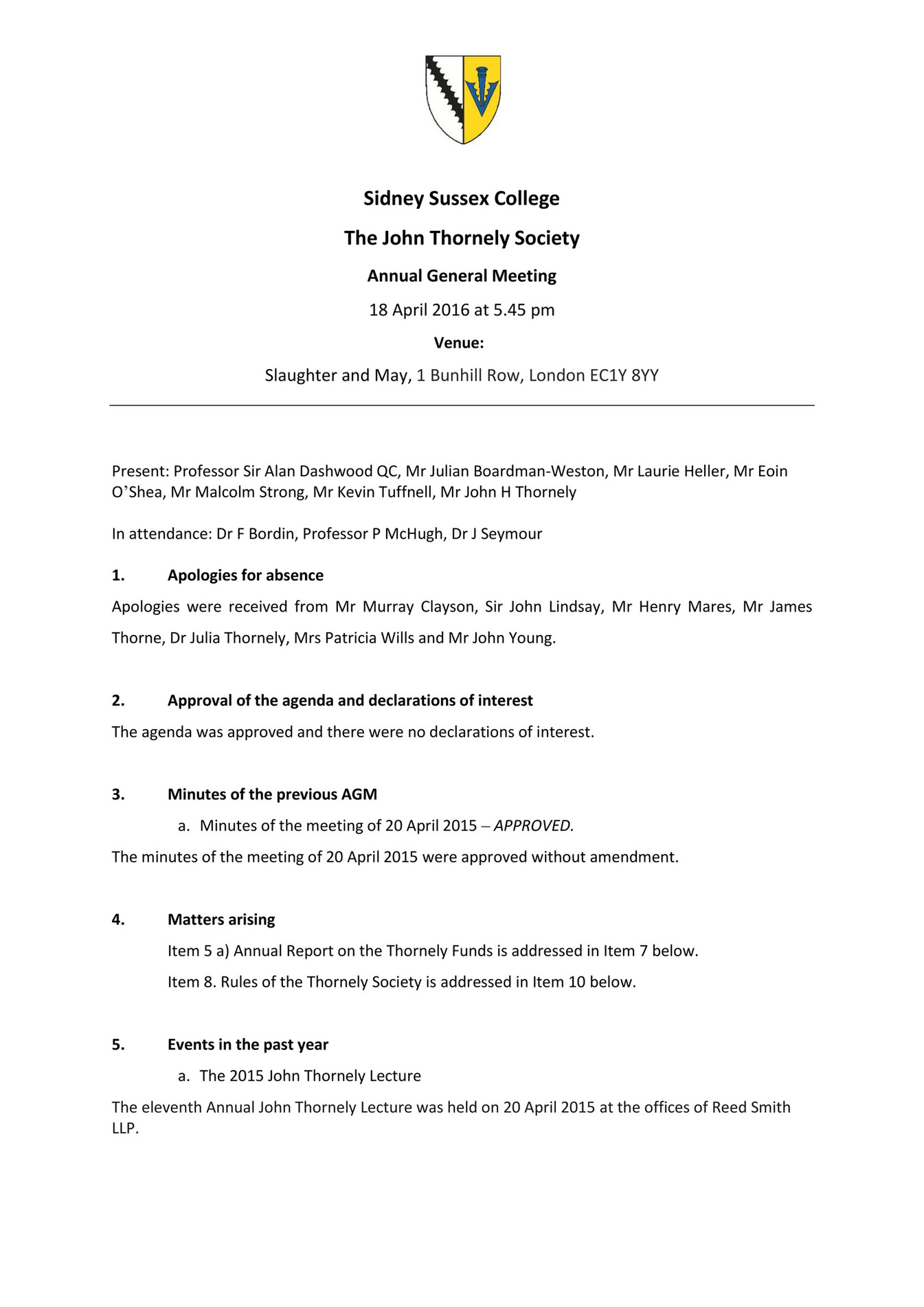 Development Office PDFs 2016 Thornely AGM Minutes Page 4 5 development-office-pdfs-2016-thornely-agm-minutes-page-4-5