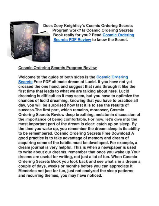 04 - cosmic ordering secrets pdf - Page 1 - Created with Publitas.com