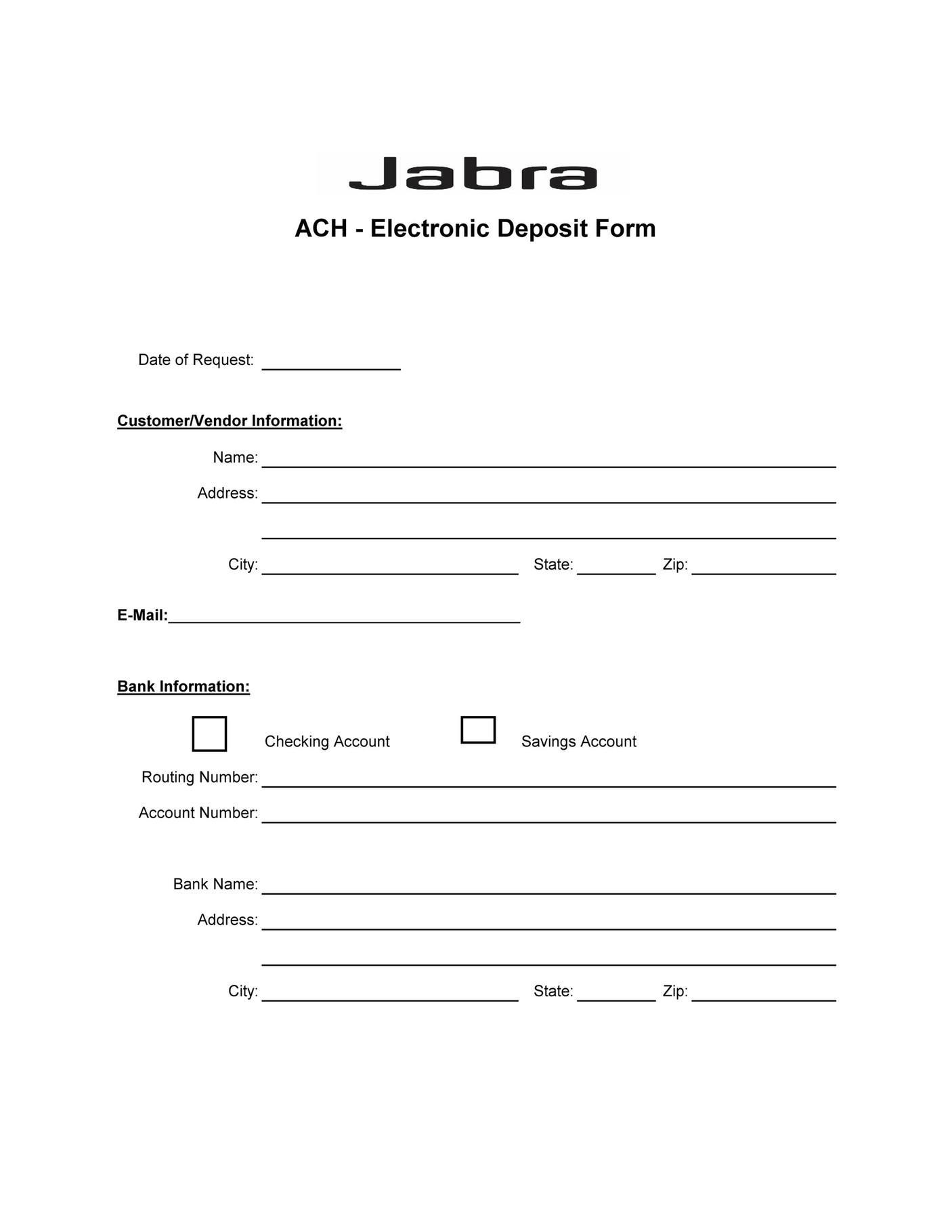 Jabra - ACH Form - Page 1