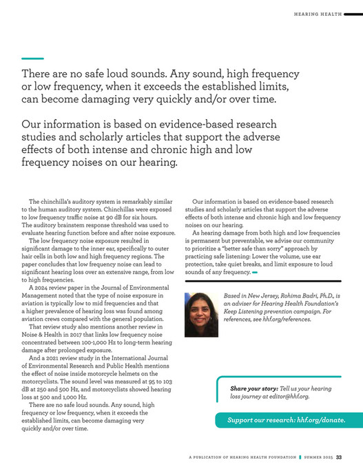 Hearing Health Foundation - Hearing Health Summer 2025 Issue - Page 32 ...