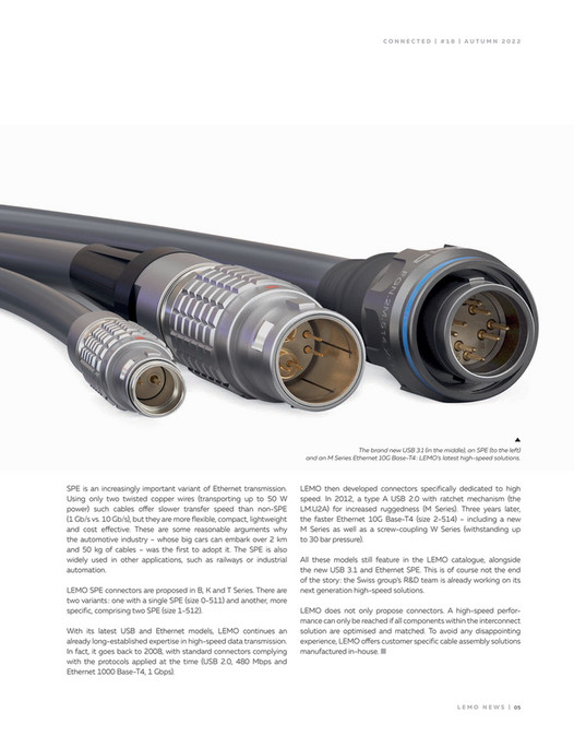 LEMO - CONNECTED n°18 a magazine by LEMO - Page 6-7 - Created with ...