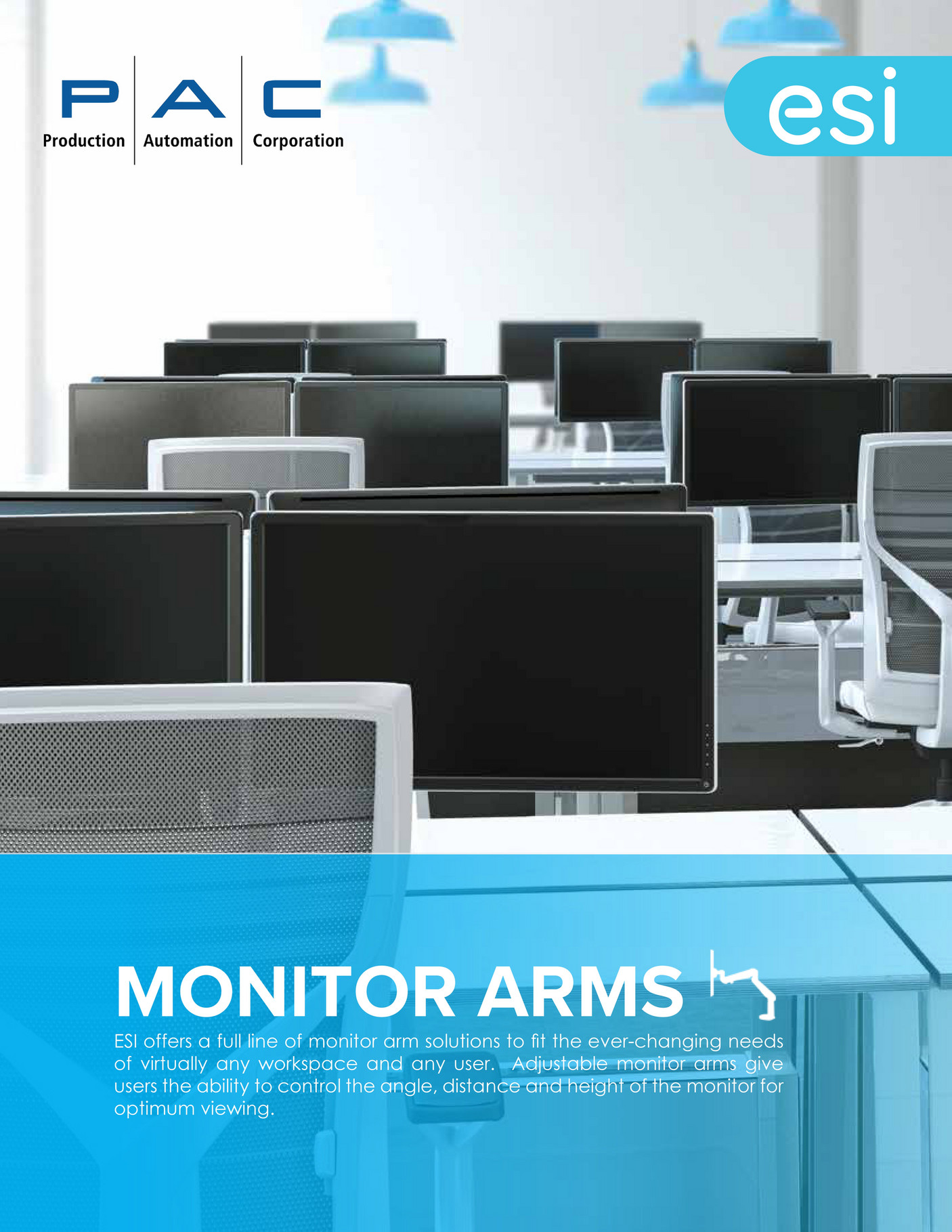 My publications - ESI monitor arms brochure - Page 1
