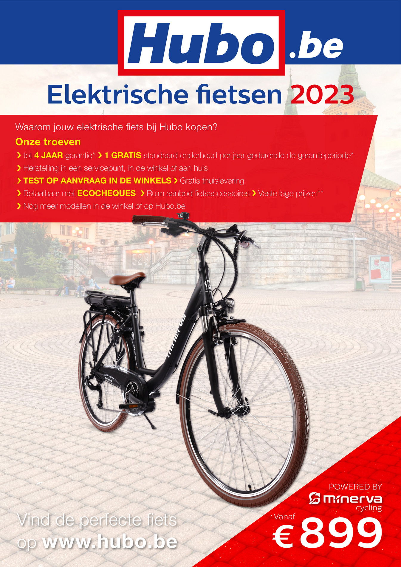 Brochure Elektrische Fietsen Hubo - Pagina 1
