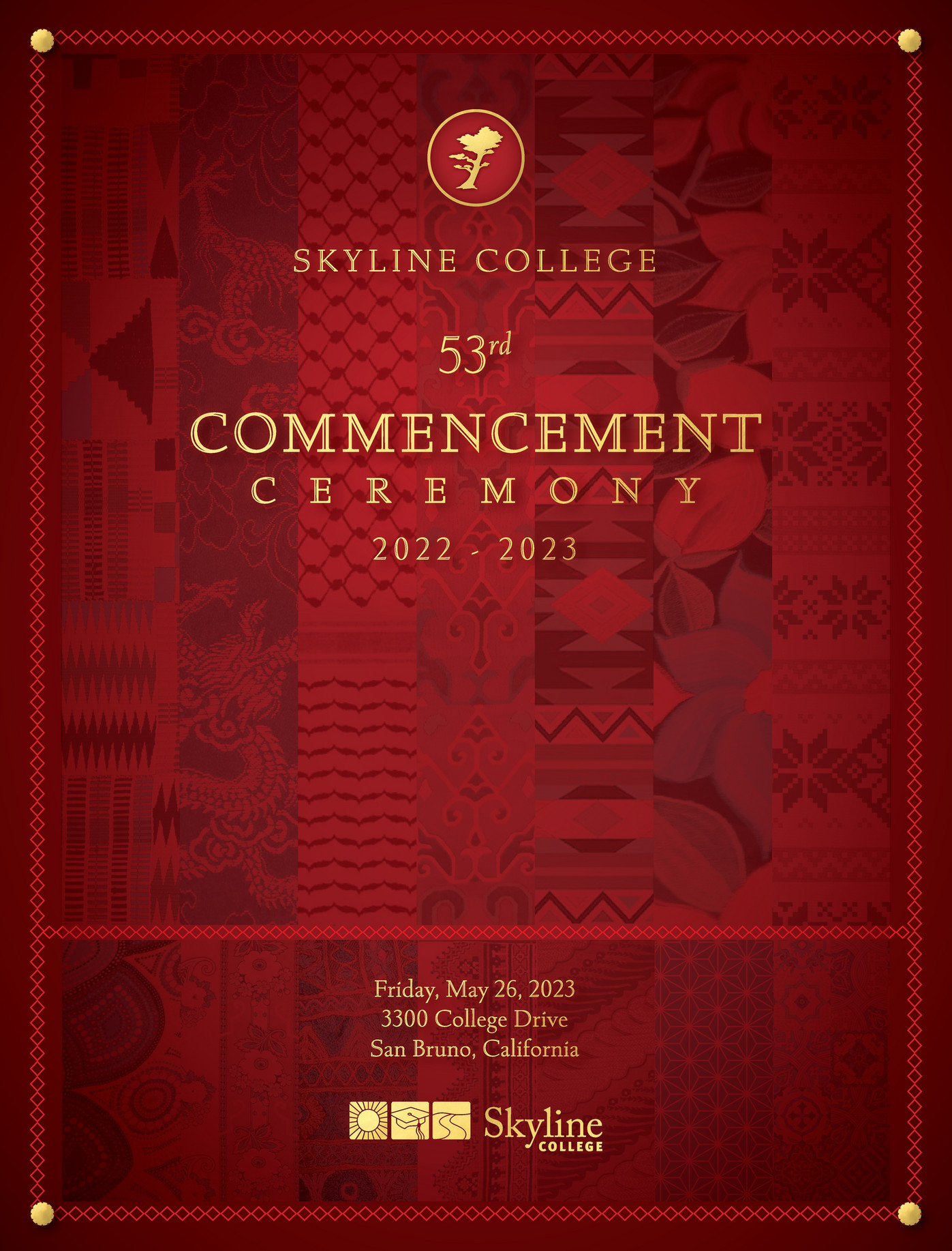 My publications - 2023 Skyline College Commencement Program - Page 1 - Created with Publitas.com