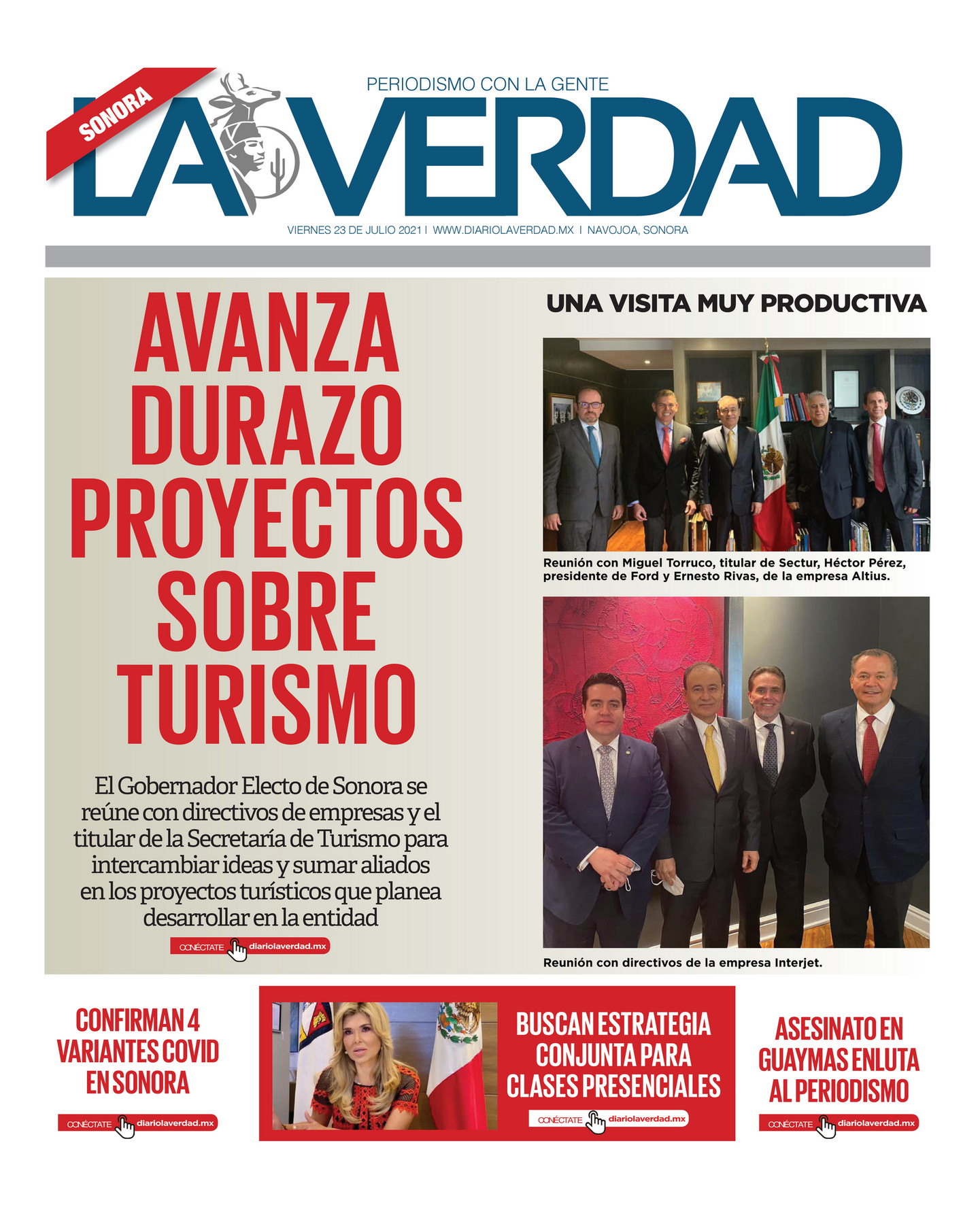 Impreso LA VERDAD - EDICIÓN SONORA 23 DE JULIO 2021 - Página 1 ... Impreso LA VERDAD - EDICIÓN SONORA 23 DE JULIO 2021 - Página 1 ...