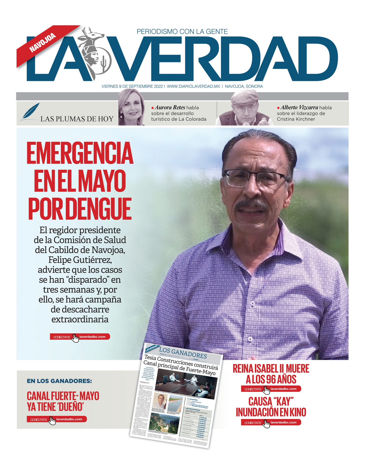 Impreso LA VERDAD - EDICION NAVOJOA 9 DE SEPTIEMBRE 2022 - Página 4-5 ...