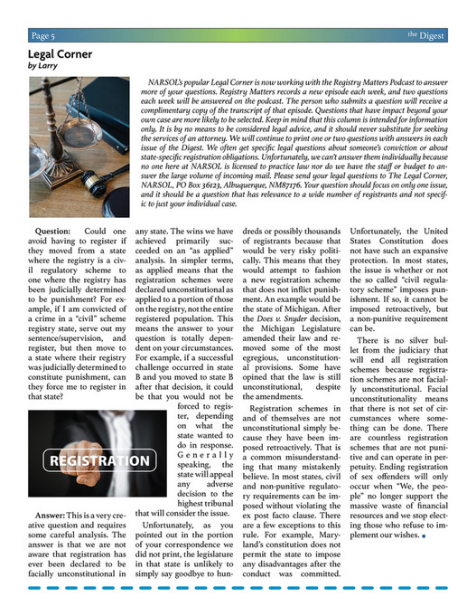 My publications - The NARSOL Digest XVIII-1 final - Page 4-5 - Created ...