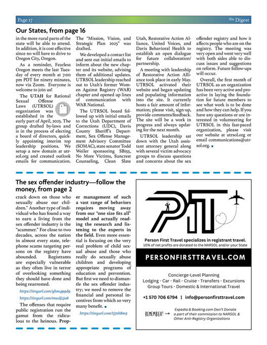 My publications - The NARSOL Digest XVIII-3 final - Page 16-17 - Created with Publitas.com