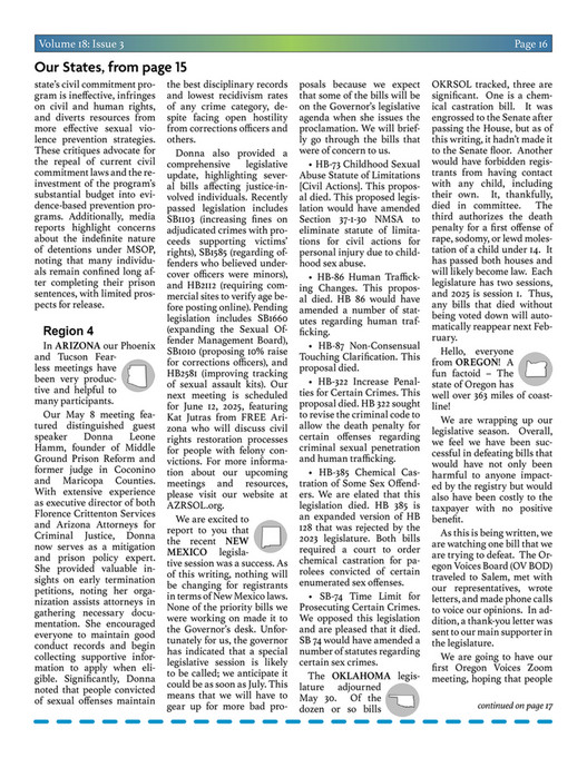 My publications - The NARSOL Digest XVIII-3 final - Page 16-17 - Created with Publitas.com
