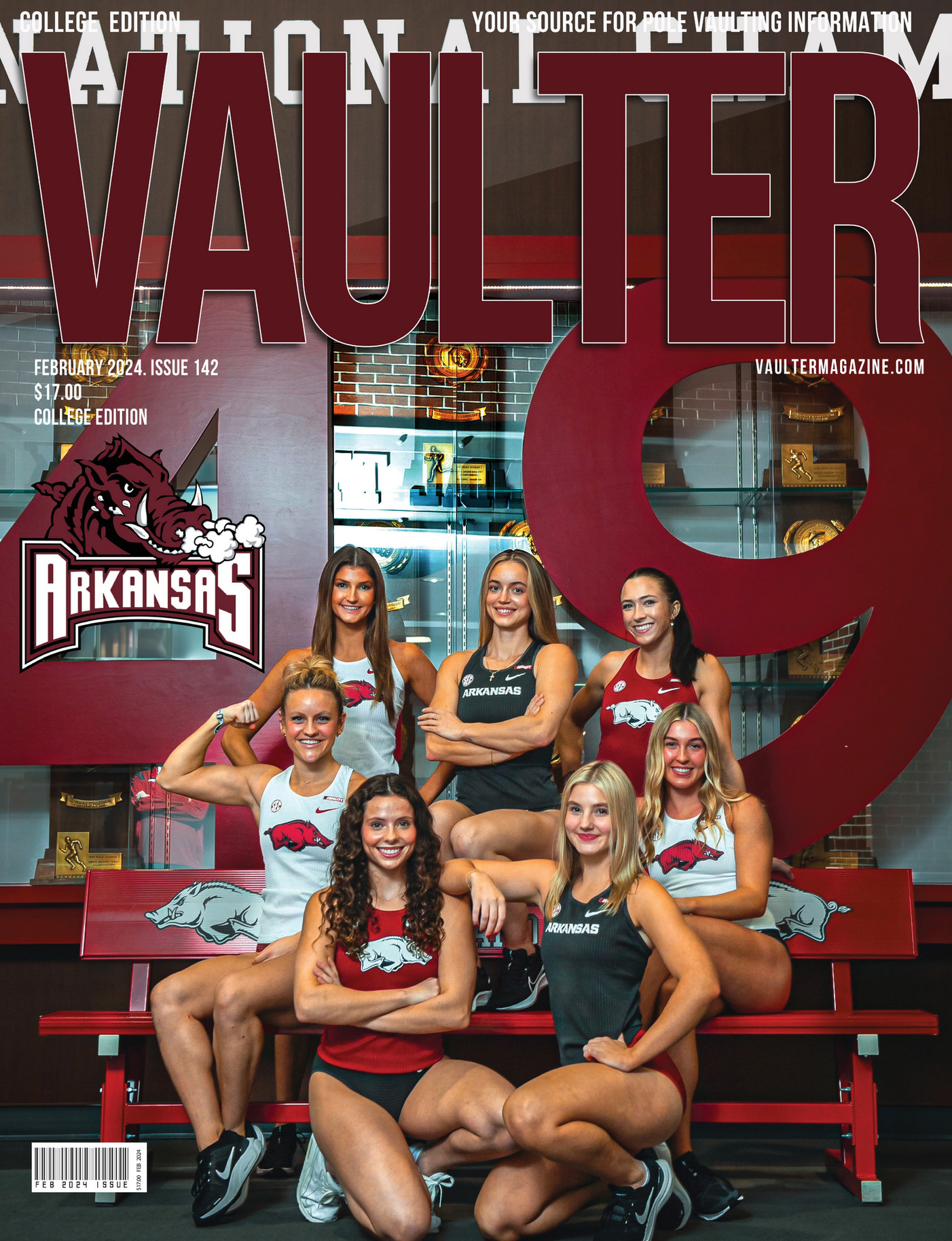 My publications - Vaulter Feb 2024 University of Arkansas - Page 1 - Created with Publitas.com