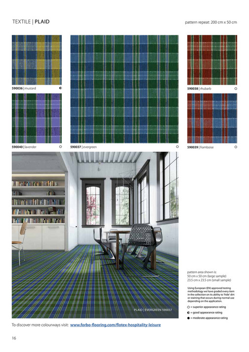 Flotex Hospitality & Leisure brochure | Forbo Flooring Systems - Page 18-19